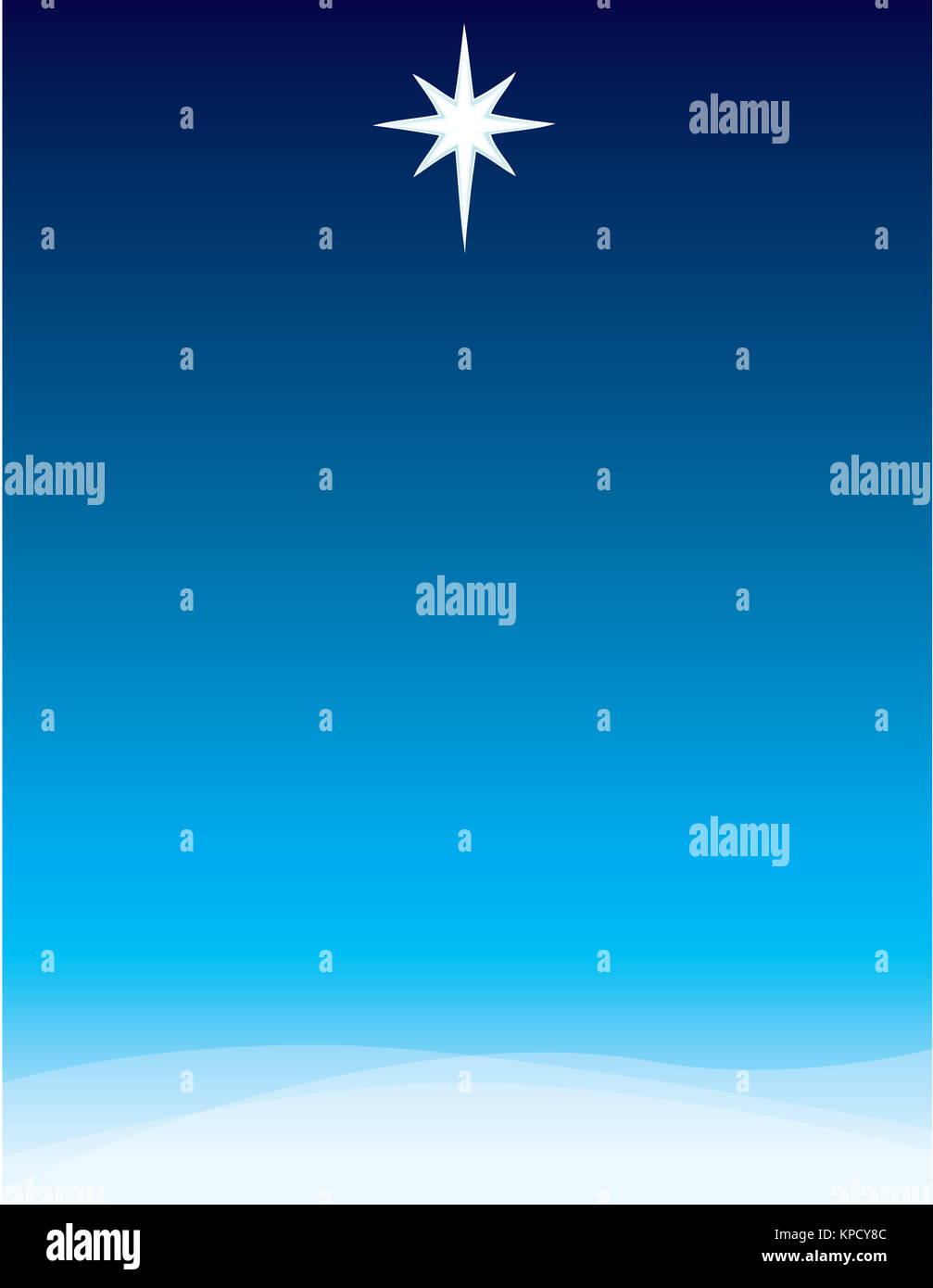 Star of Bethlehem Christmas Background for Poster or Invitation ...