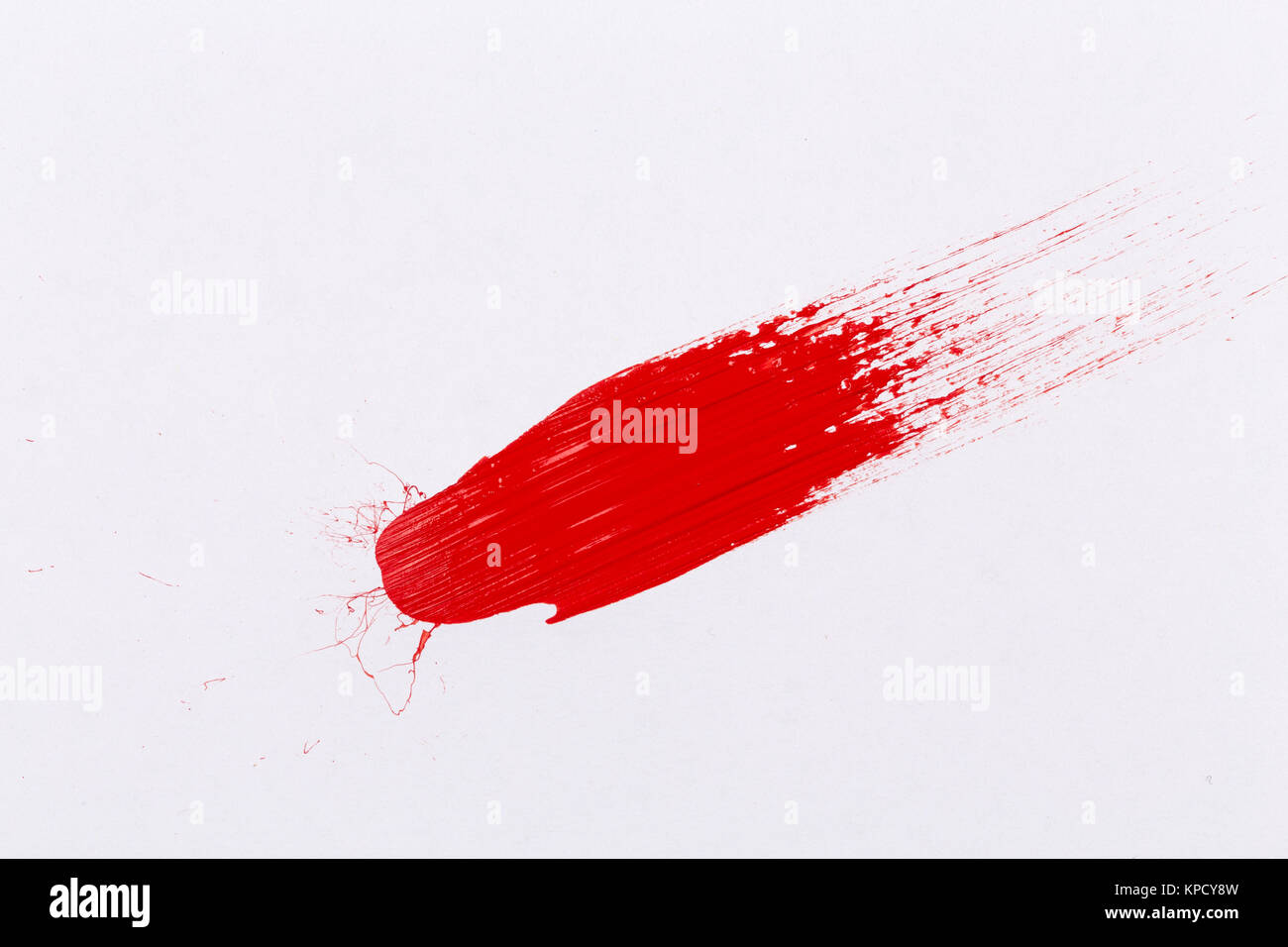 Red paint splash Stock Photo - Alamy