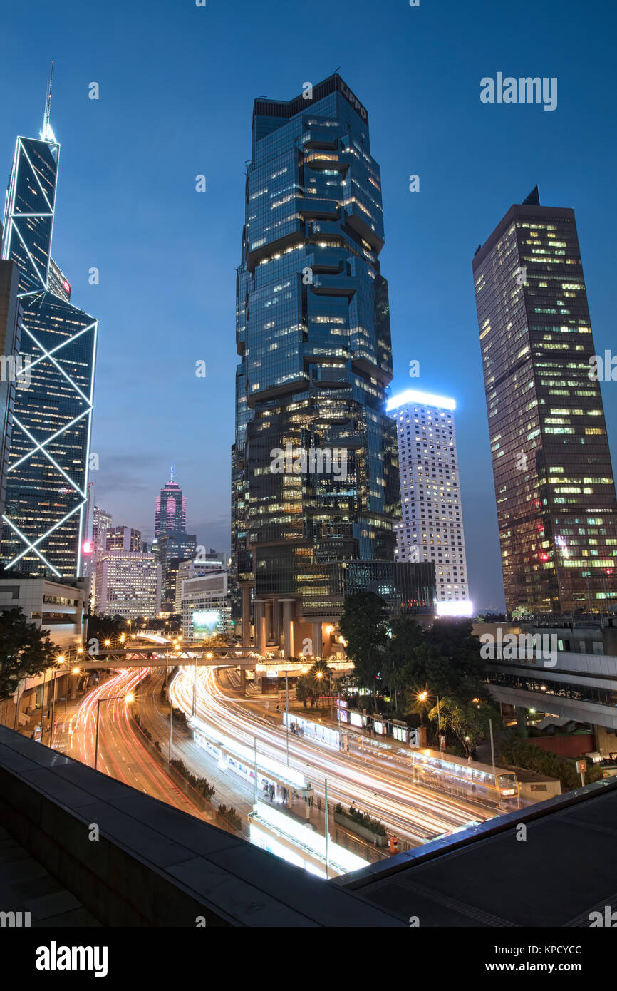 Hong Kong Financial District Stock Photo - Alamy