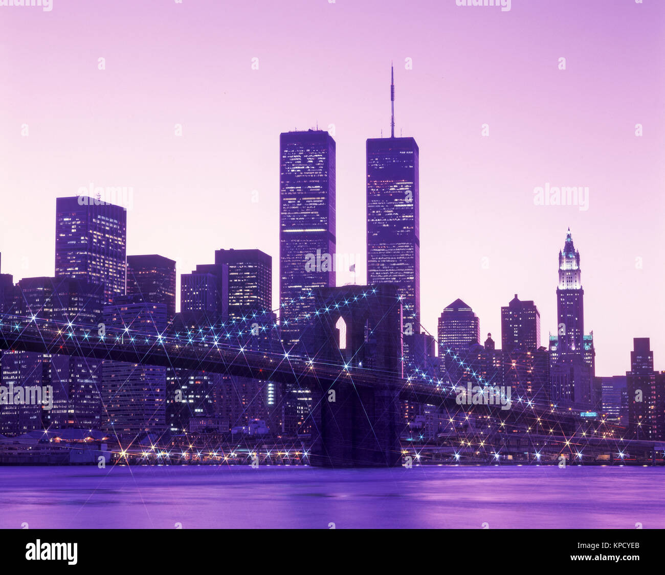 Manhattan skyline 1999 hi-res stock photography and images - Alamy