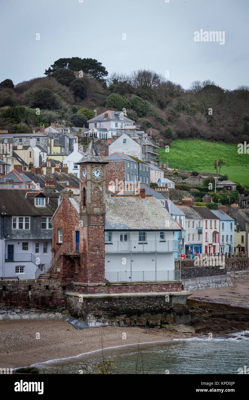 The Clock Tower stands prominant amongst the surrounding buildings of ...