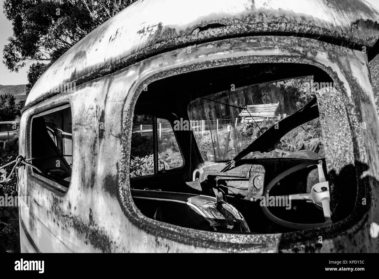 RUSTED VAN, TASMANIA, AUSTRALIA Stock Photo - Alamy