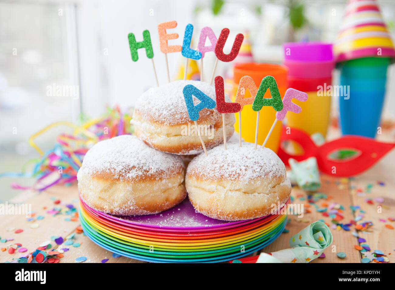 fresh donuts for carnival Stock Photo - Alamy