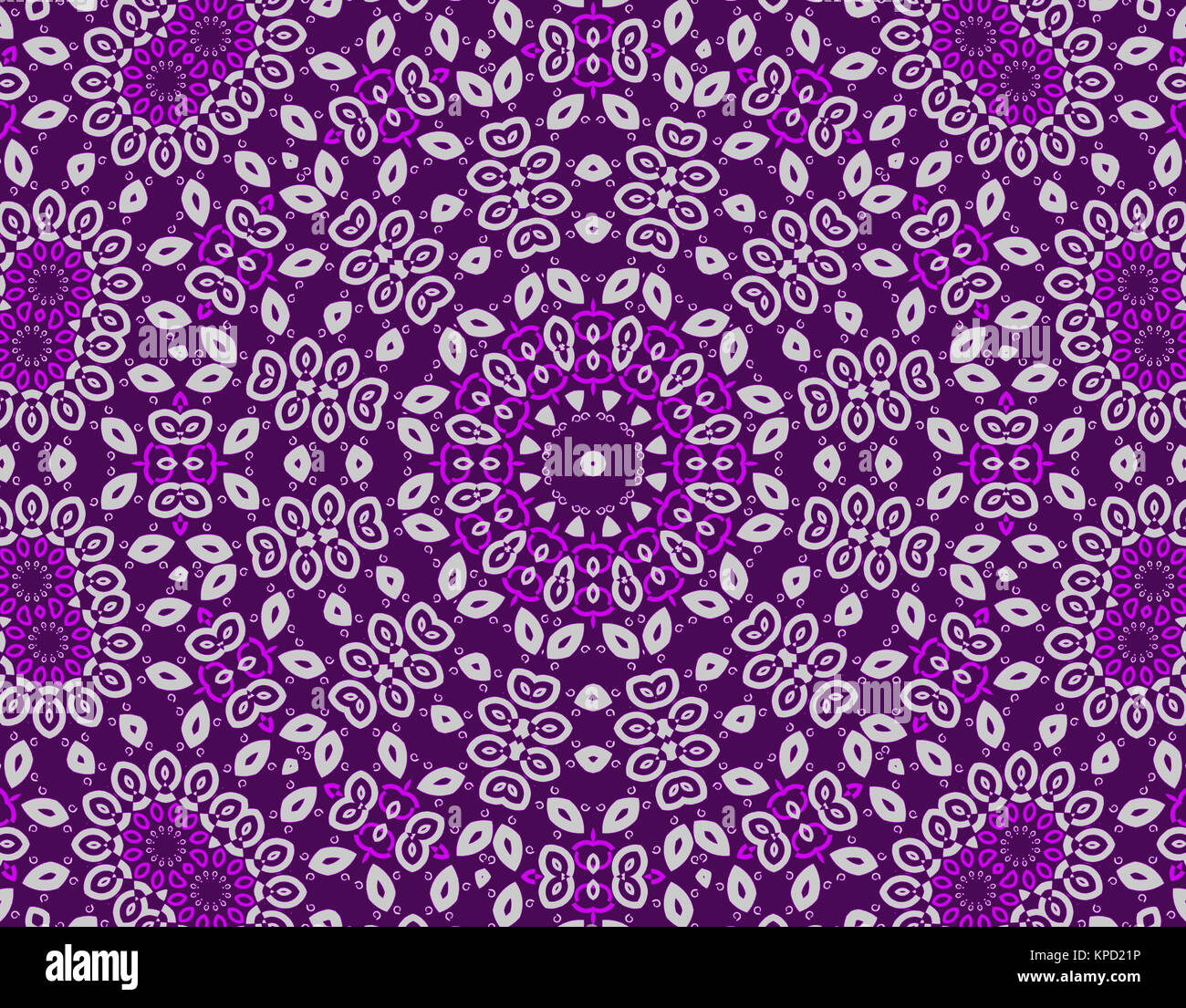 Abstract geometric seamless background. Delicate concentric floral ...