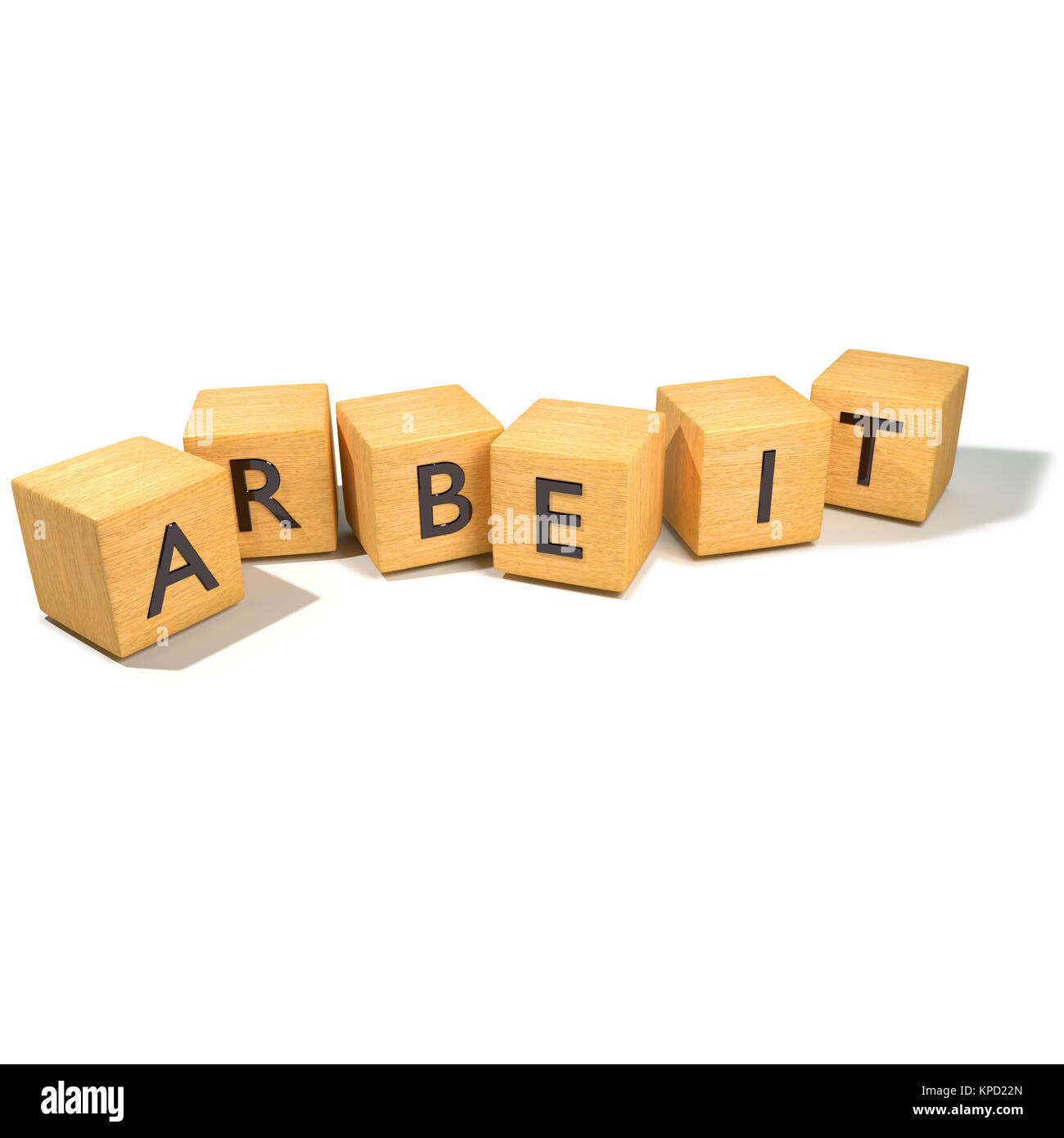 dice with work Stock Photo - Alamy