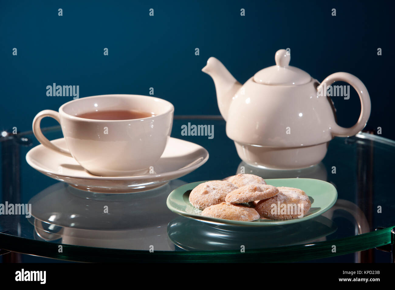 Cookies and tea Stock Photo - Alamy