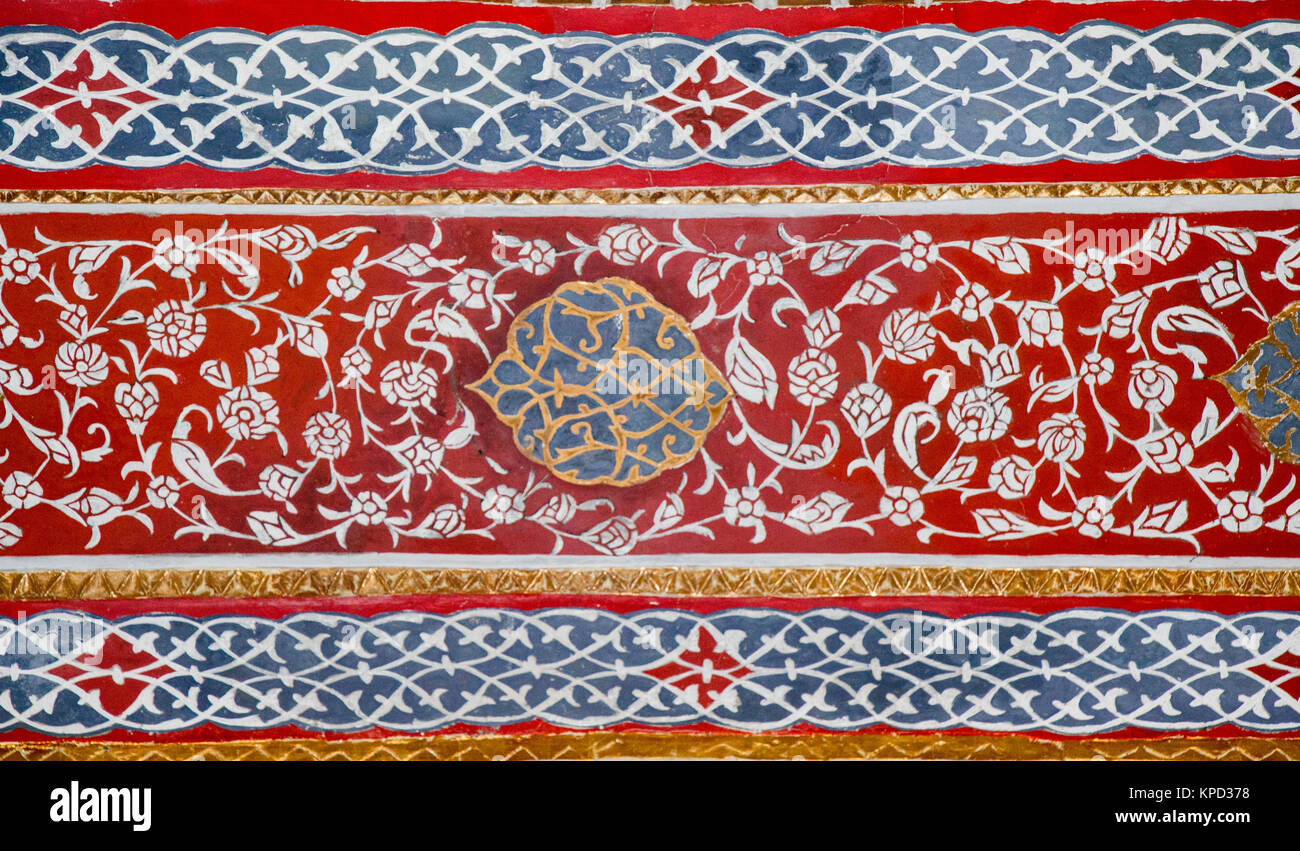 Floral art pattern example of the Ottoman time Stock Photo - Alamy