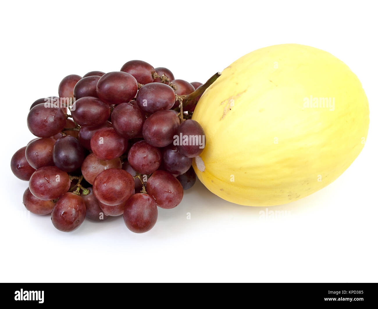melon and grape Stock Photo - Alamy