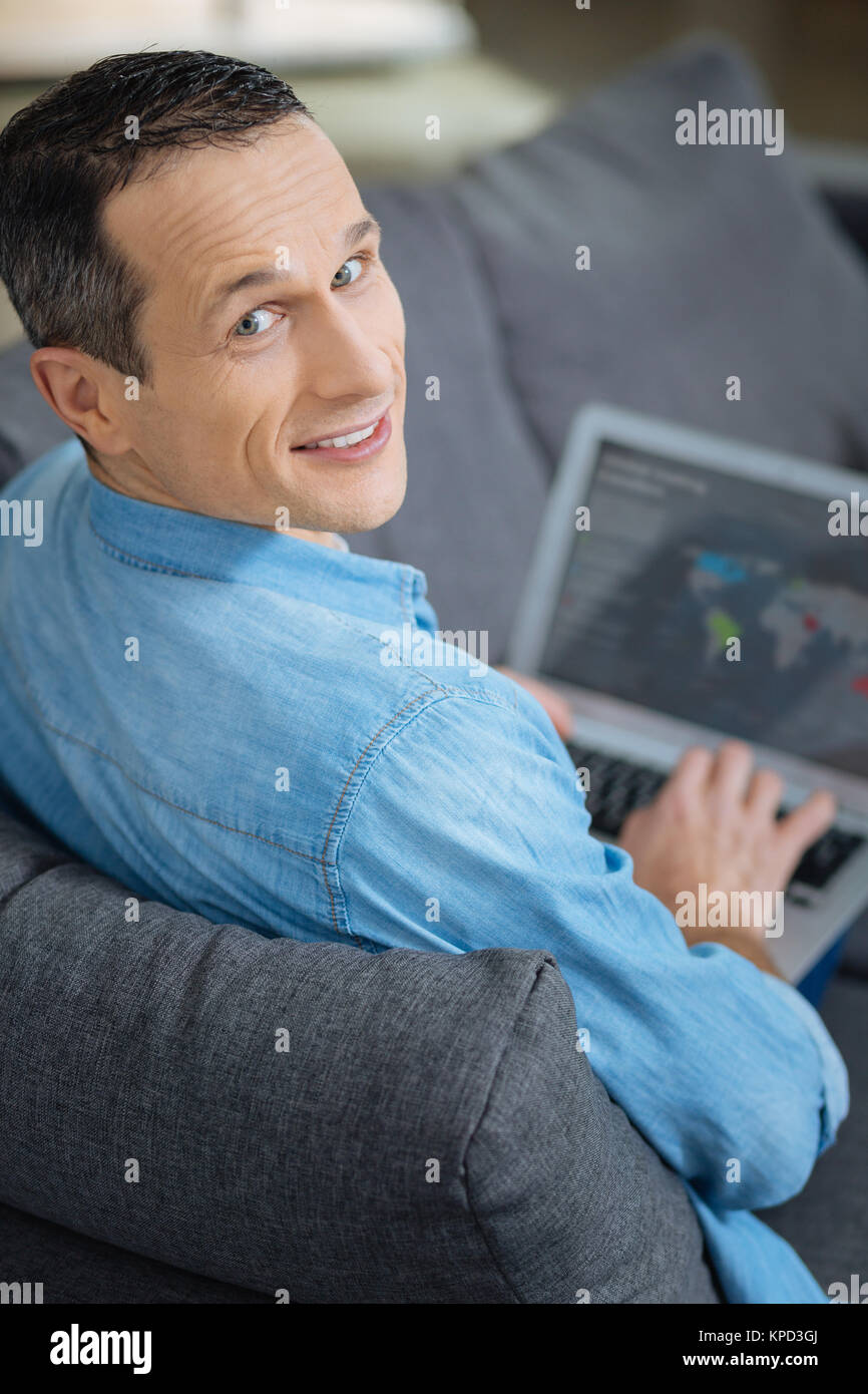 Turning head to camera hi-res stock photography and images - Alamy