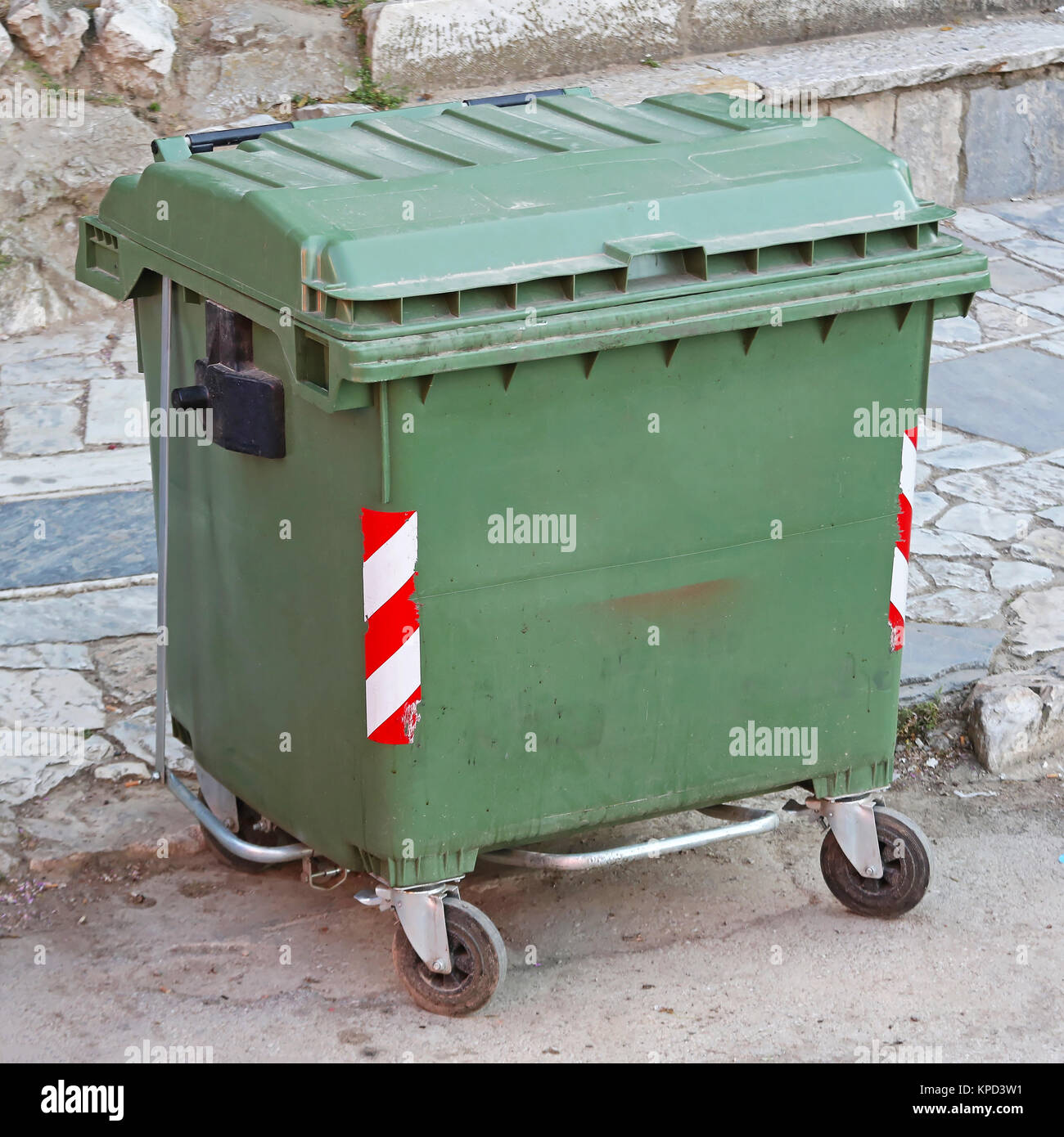 Green Waste Container Stock Photo - Alamy