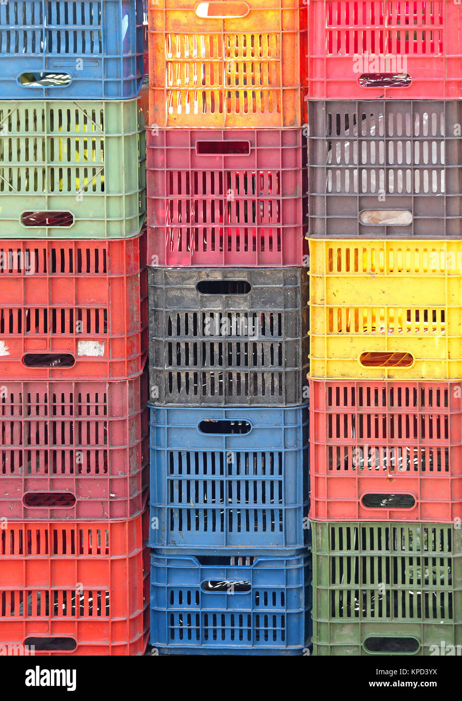 Plastic Crates High Resolution Stock Photography and Images - Alamy