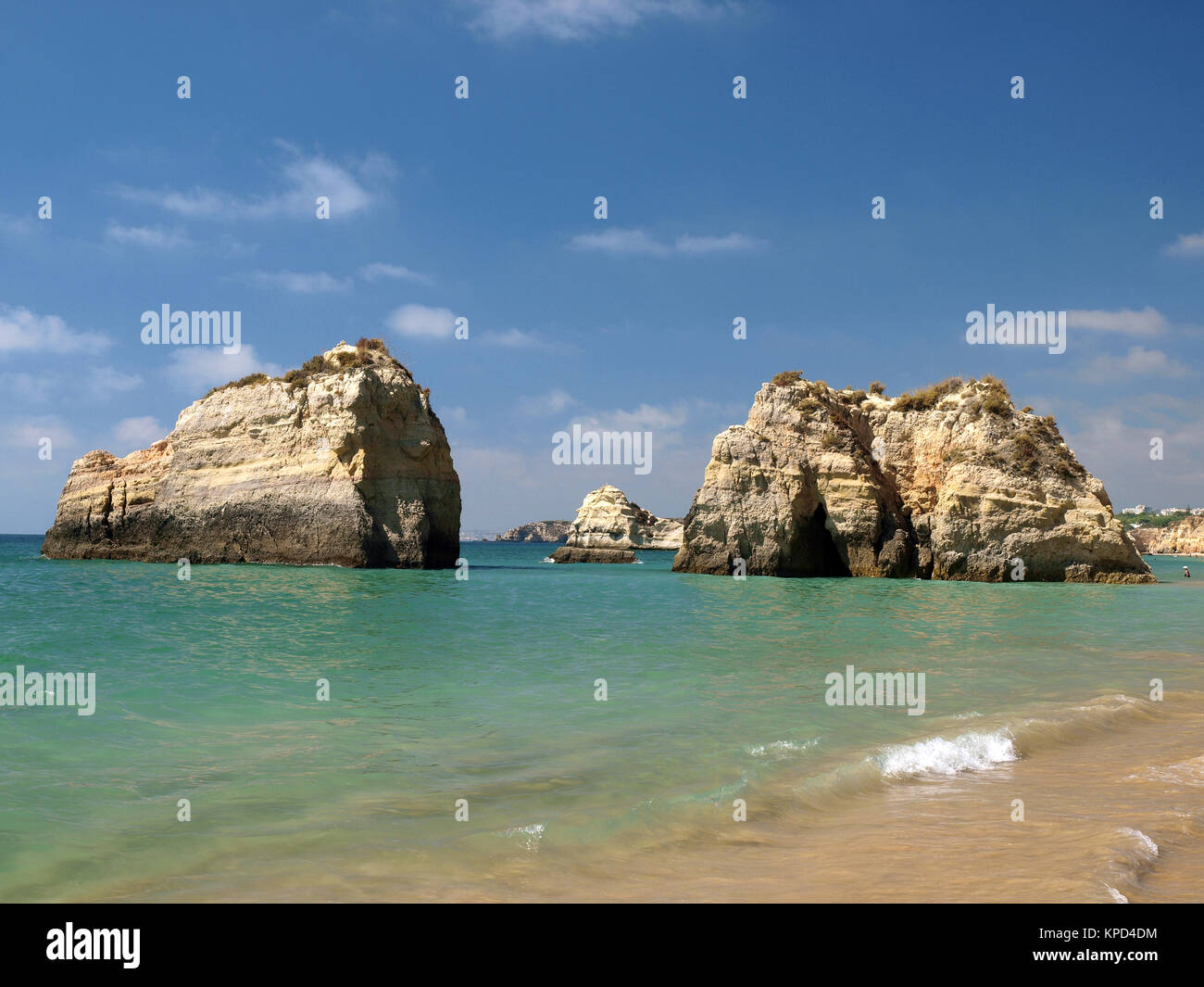 Beach of Praia da Rocha in Portimao, Algarve Stock Photo - Alamy