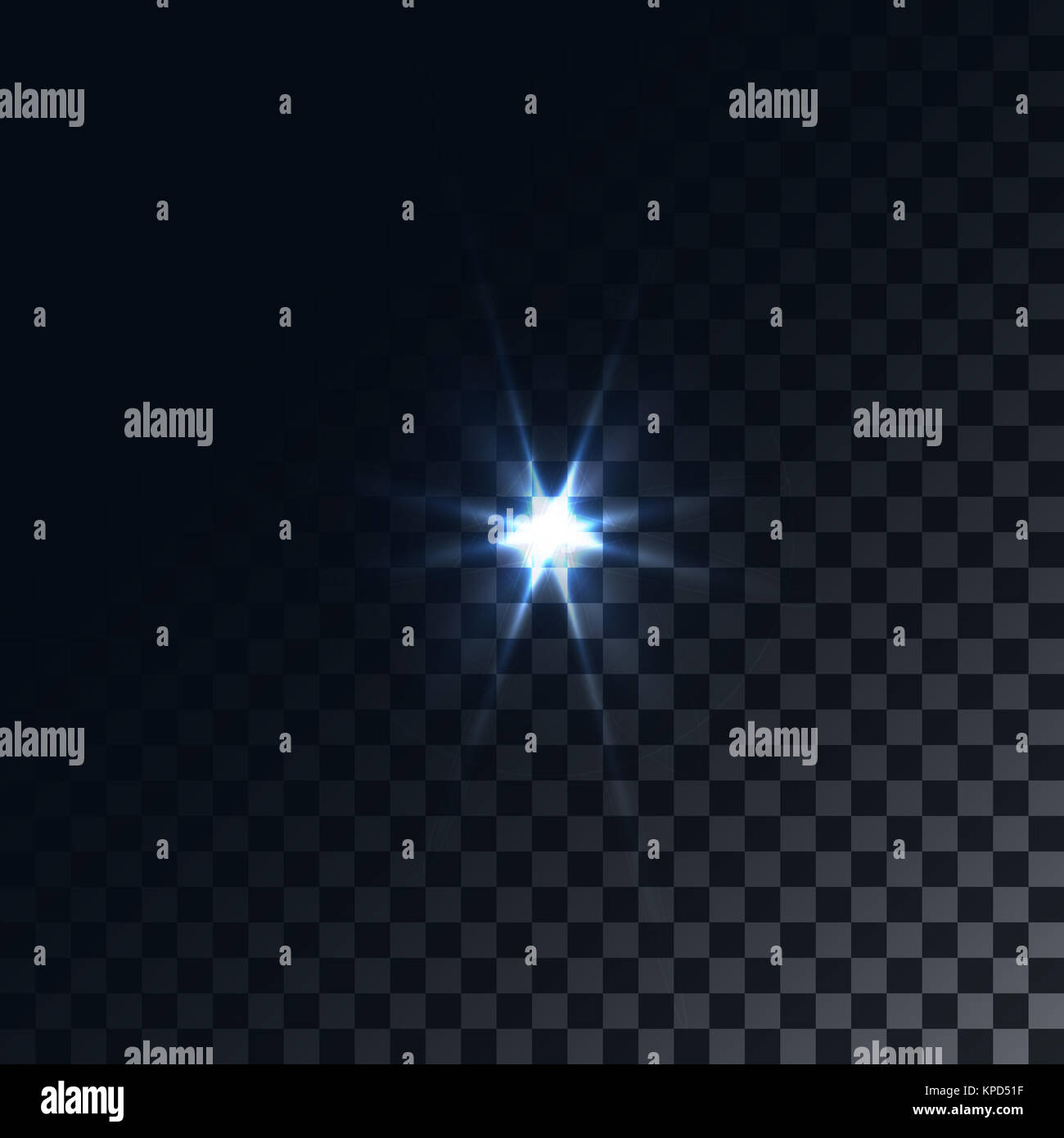 Optical flare on a dark blue background Stock Photo - Alamy
