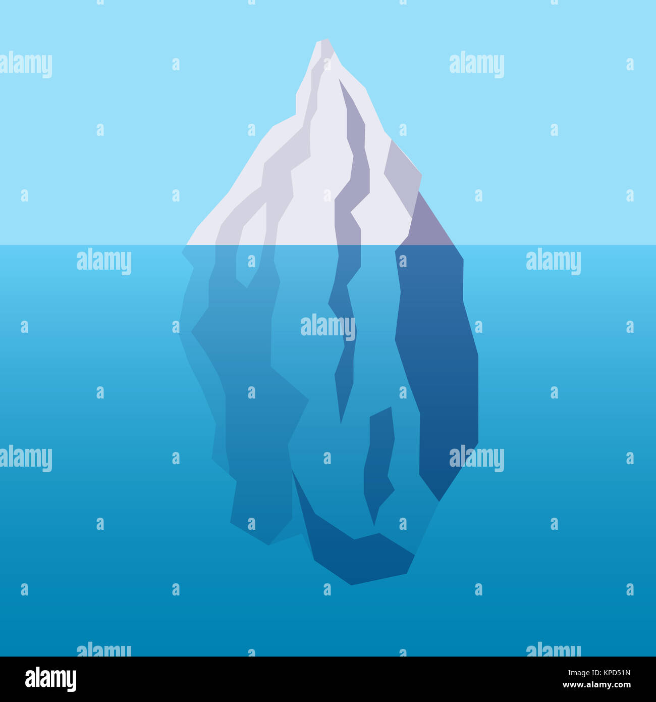 Iceberg vector background Stock Photo - Alamy