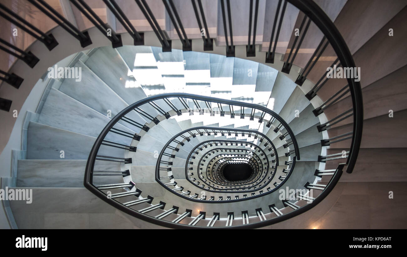Top view of the stairs of a building Stock Photo - Alamy