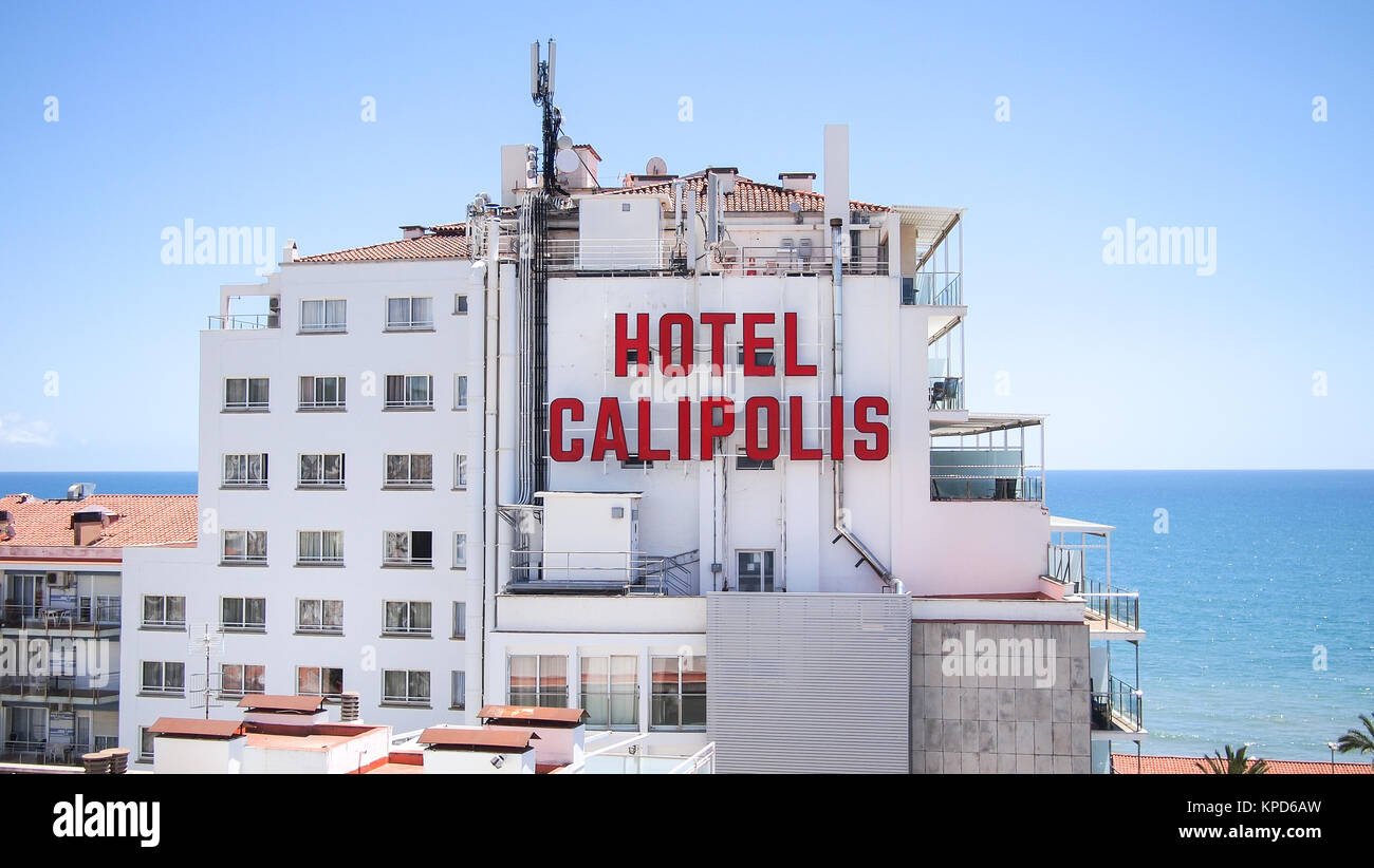 Hotel calipolis beach hi-res stock photography and images - Alamy