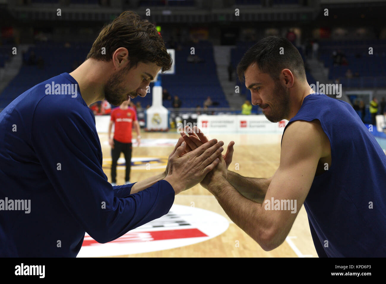 Madrid, Spain. 14th Dec, 2017. Ante Tomic, #44 of FC Barcelona and ...