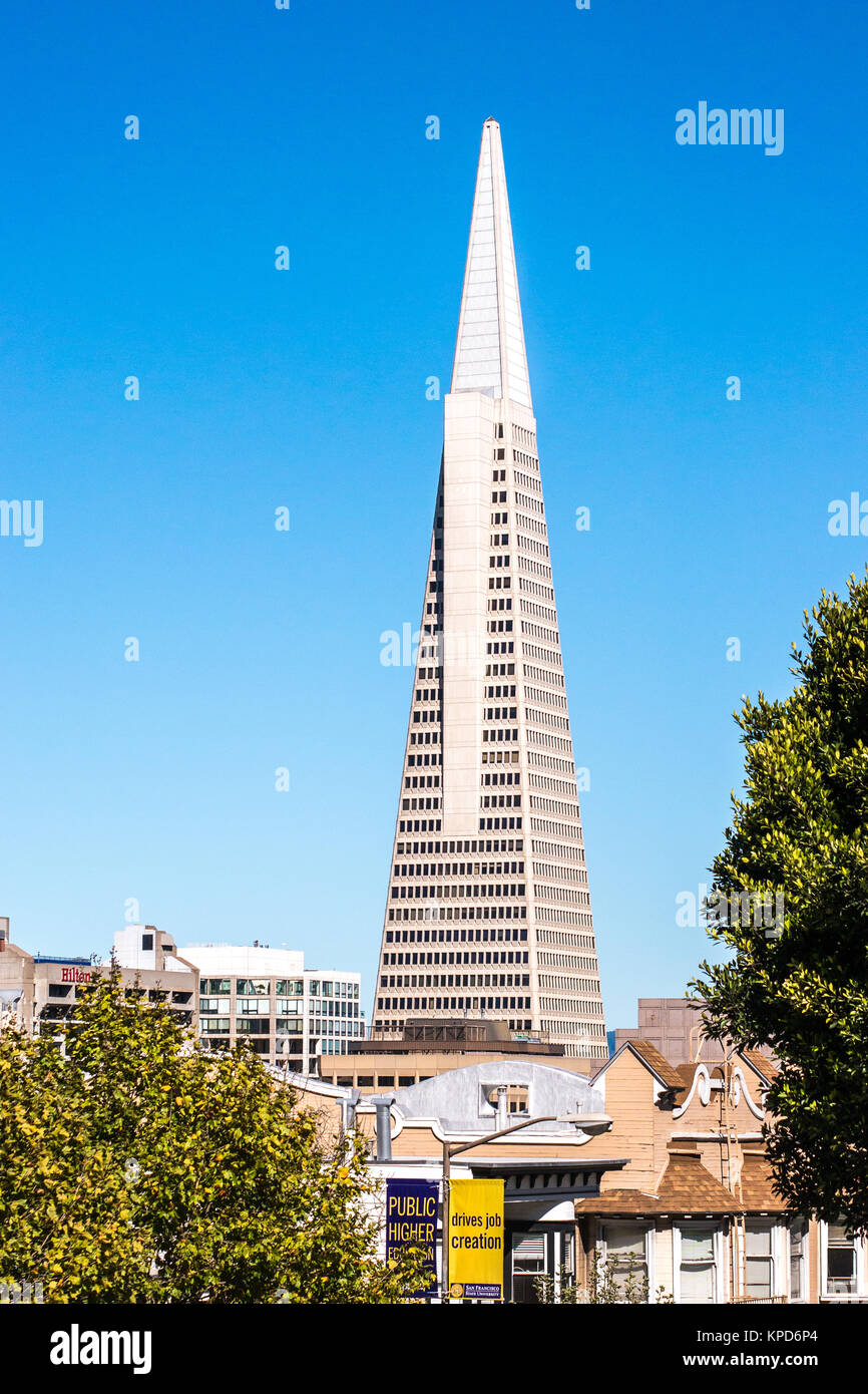 San Francisco, USA - September 26, 2013 - View of the famous ...