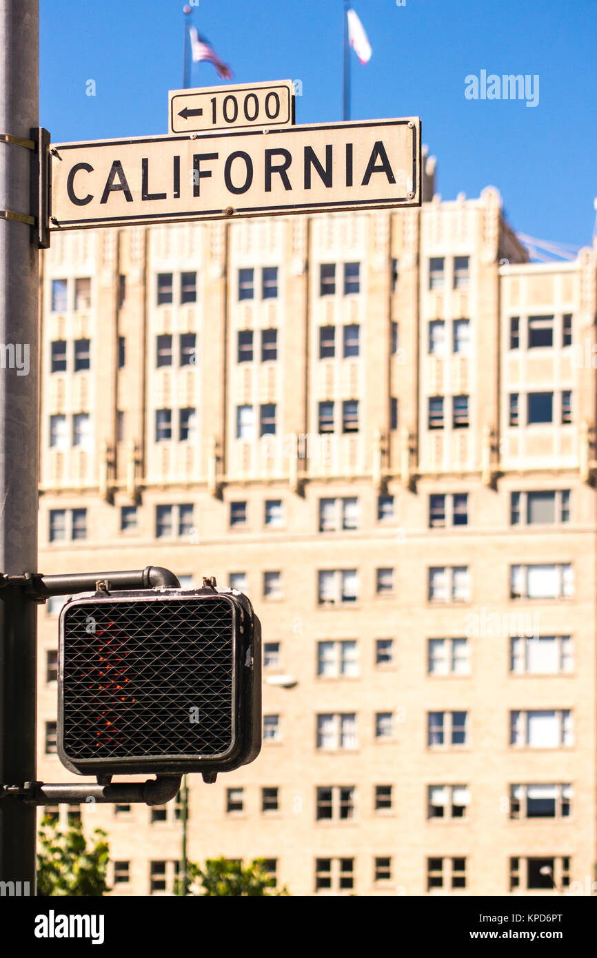California street signal in San Francisco, USA Stock Photo - Alamy