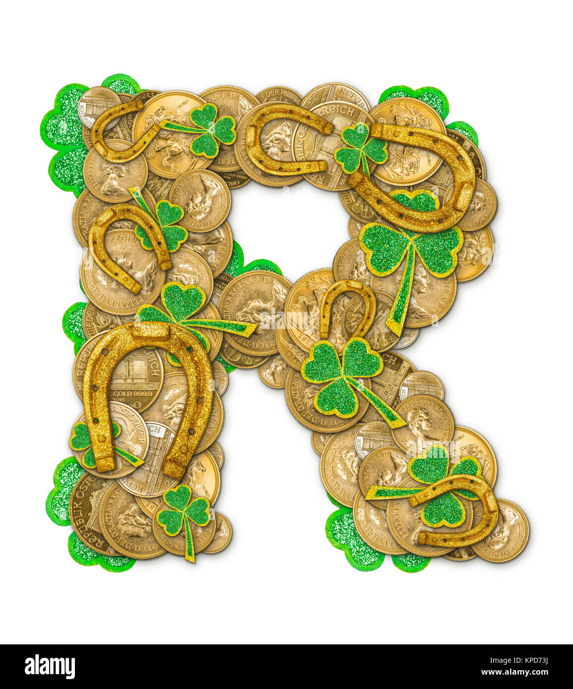 St. Patricks Day holiday letter R Stock Photo - Alamy