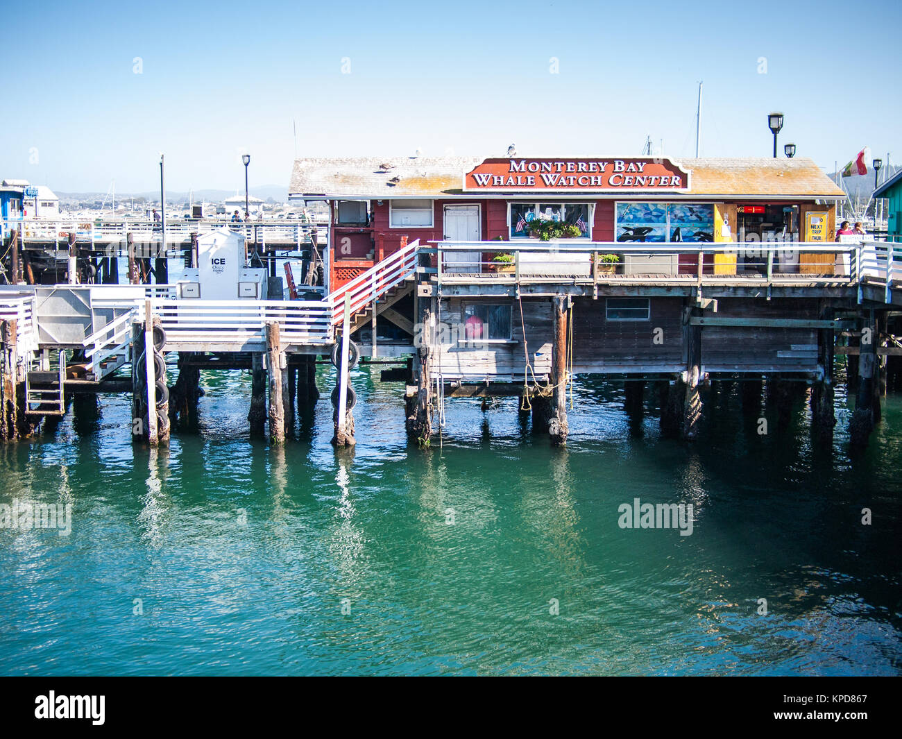 Monterey, USA - October 2, 2013 - View of the Monterey's fisherman's ...