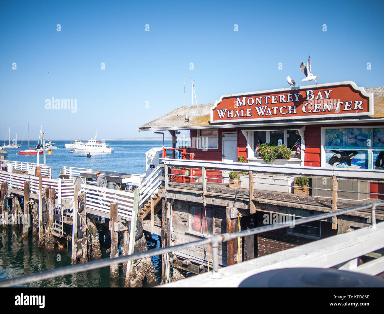 Monterey, USA - October 2, 2013 - View of the Monterey's fisherman's ...