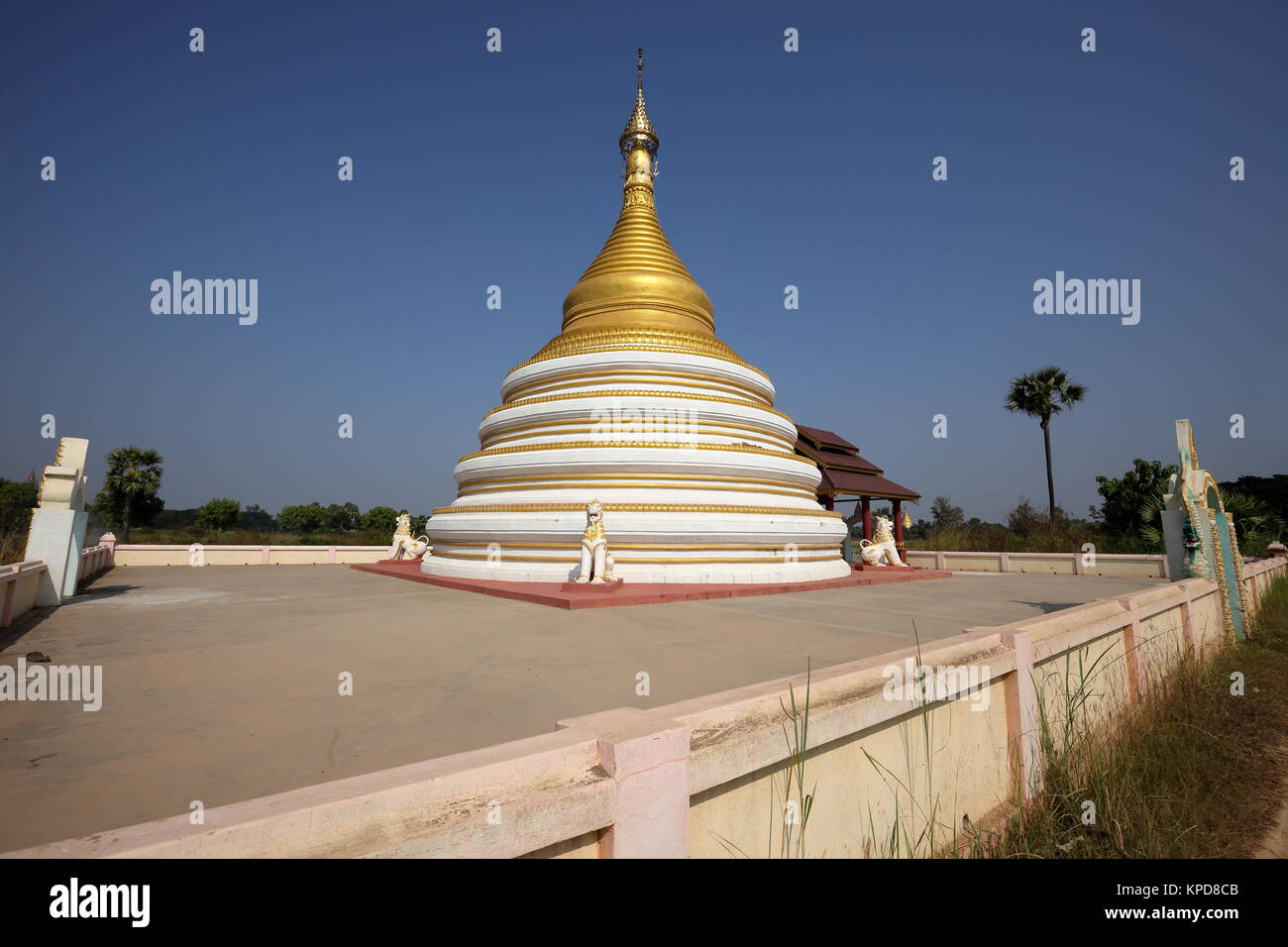 Buddhist Temples of Ava in Myanmar Stock Photo - Alamy