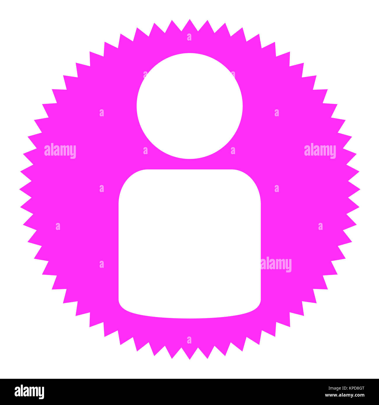 Profile icon profile website button Cut Out Stock Images & Pictures - Alamy