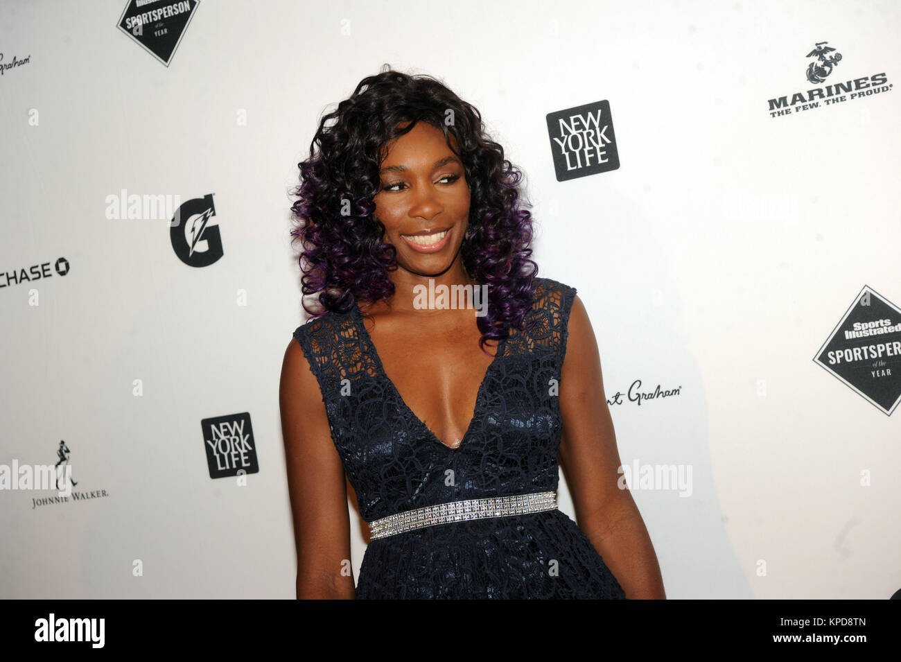 NEW YORK, NY - DECEMBER 15: Lyndrea Price, Venus Williams, Oracene ...