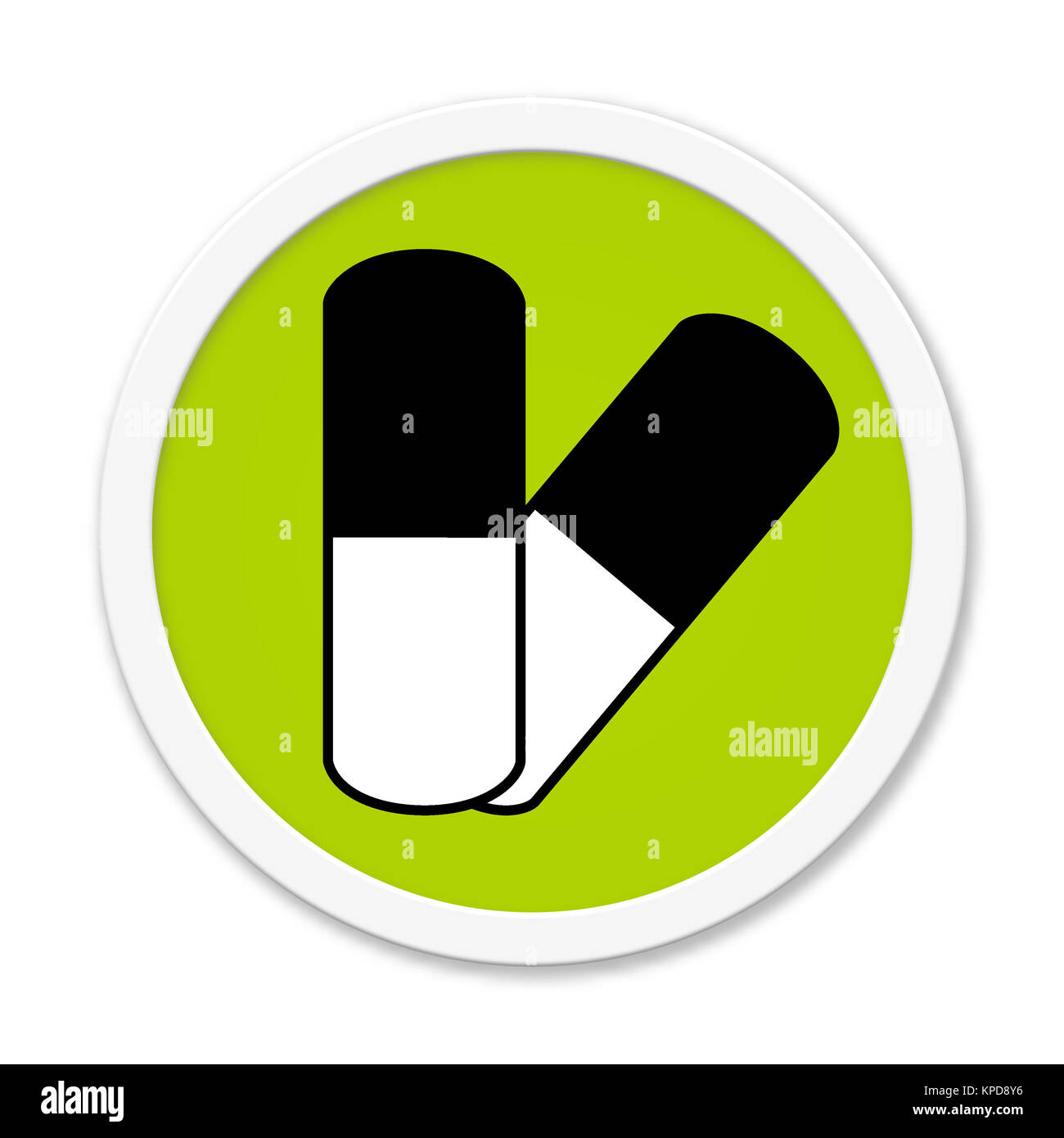button round tablets Stock Photo - Alamy