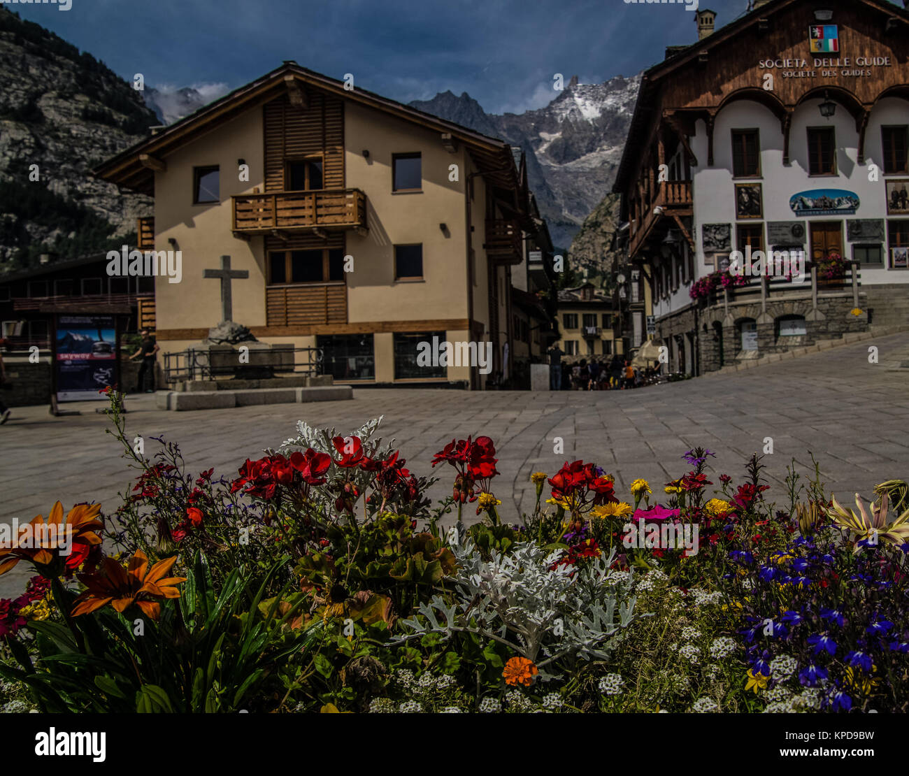 station of Italian alps Stock Photo - Alamy