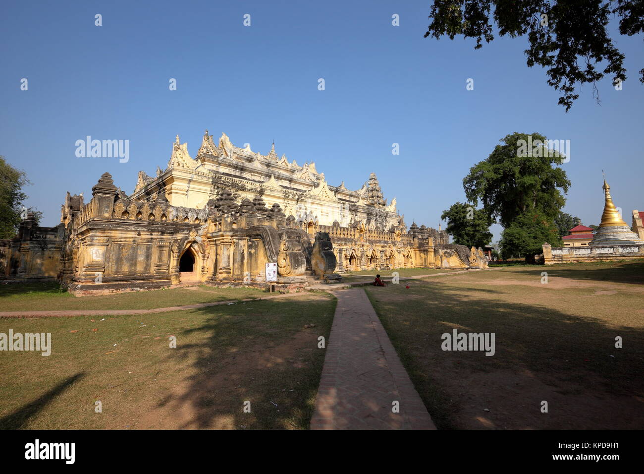 buddhist temples of ava in myanmar Stock Photo - Alamy