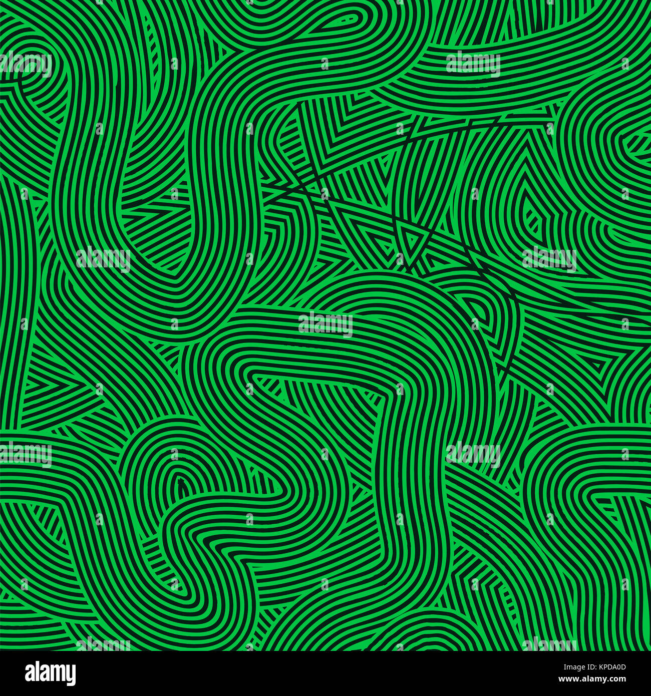 Green Wave Line Pattern Stock Photo - Alamy