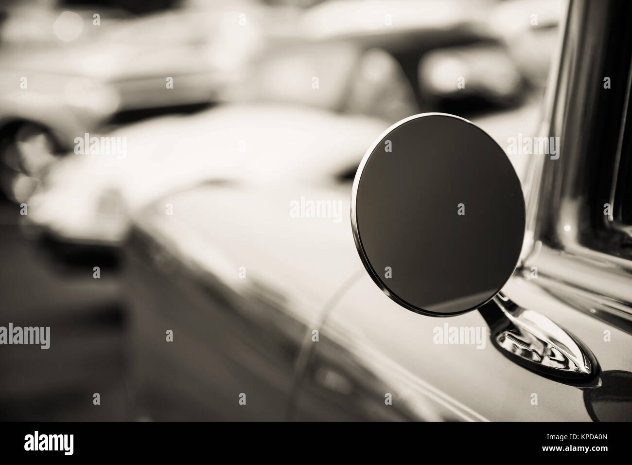 Vintage car mirror hi-res stock photography and images - Alamy