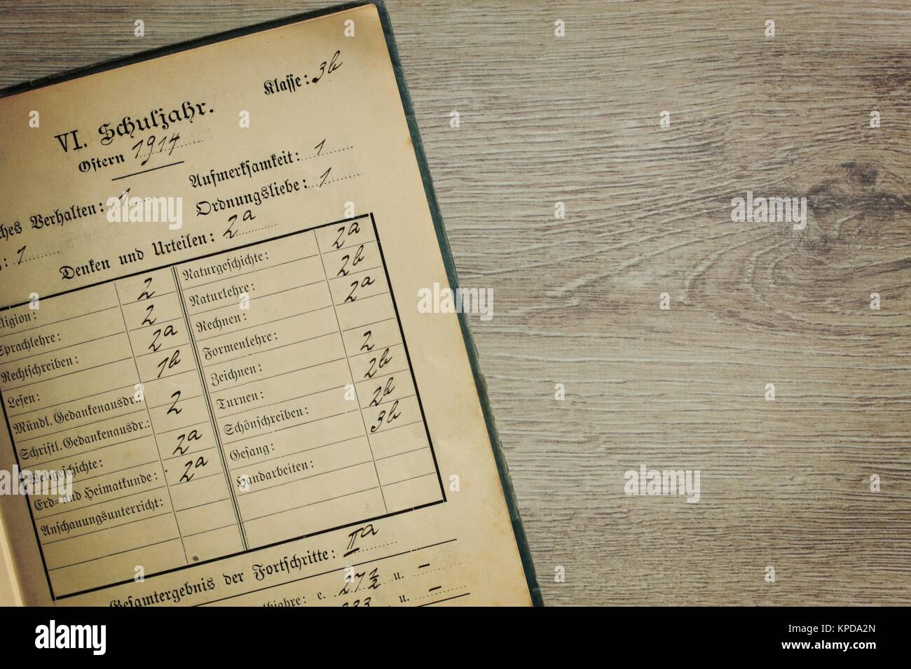 School report card hi-res stock photography and images - Alamy
