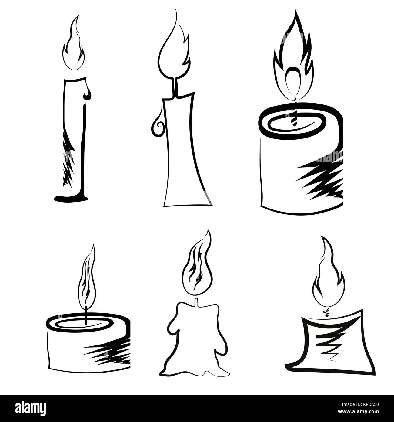 Memorial Candle Clipart
