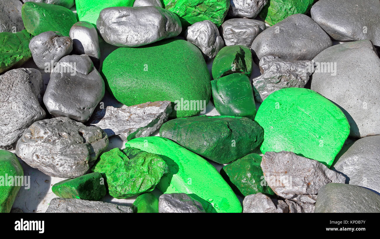 Green and Silver Stock Photo - Alamy