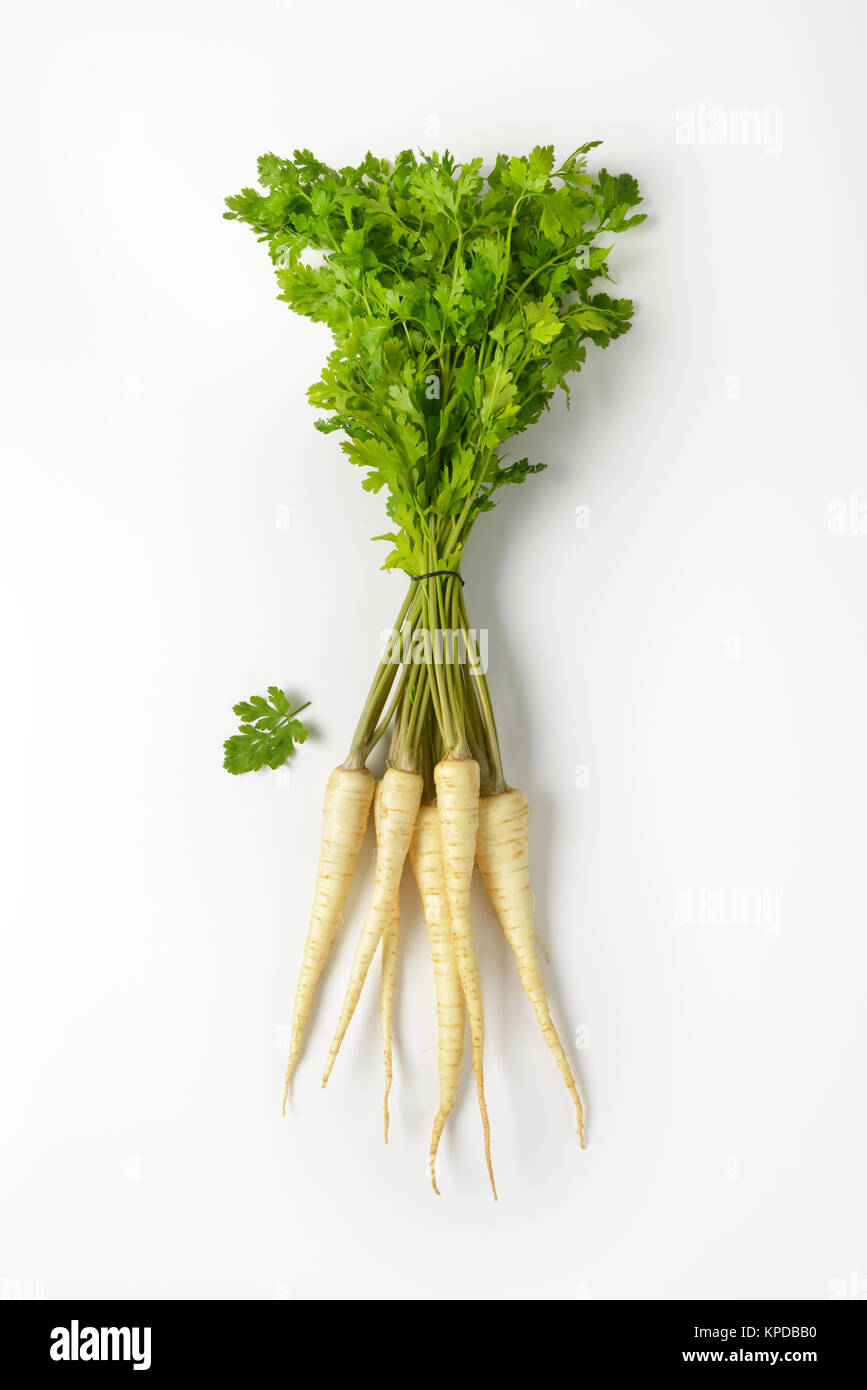 fresh parsley roots Stock Photo - Alamy