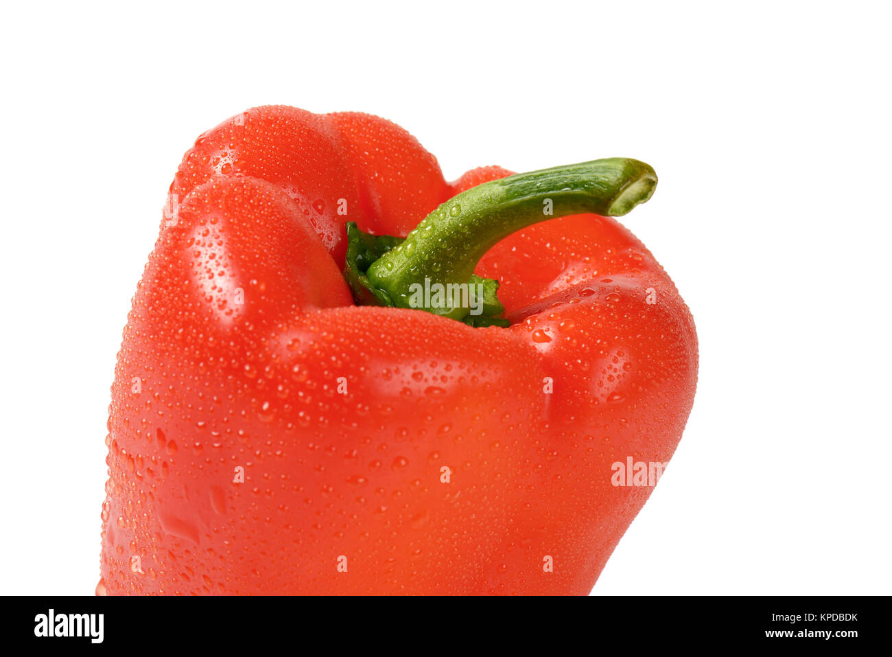 washed red bell pepper Stock Photo - Alamy