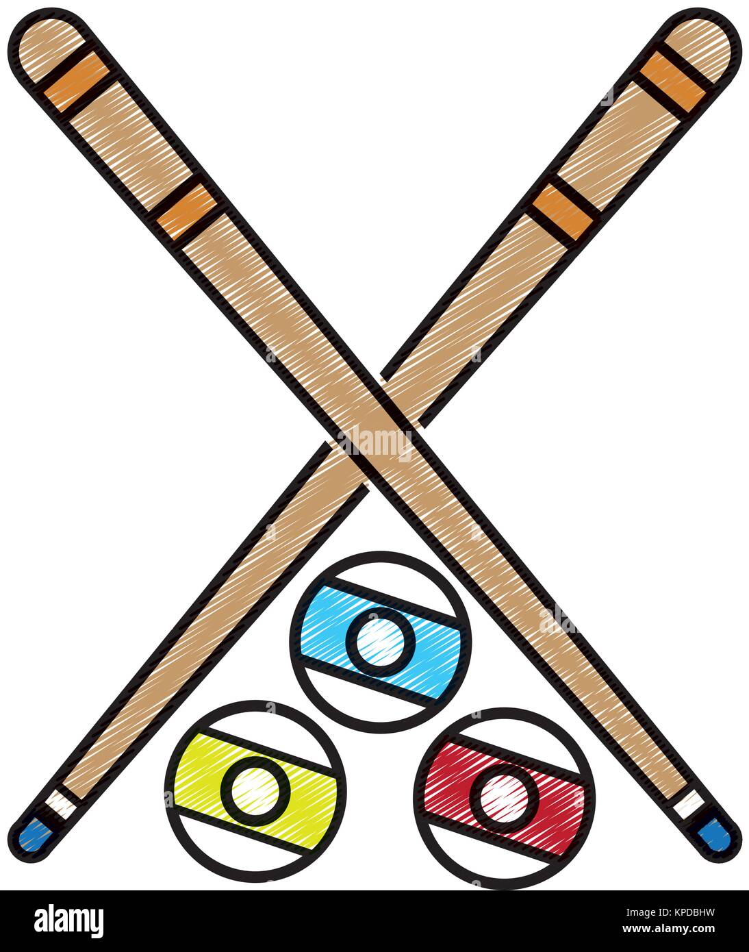 Cue and ball design Stock Vector Image & Art - Alamy