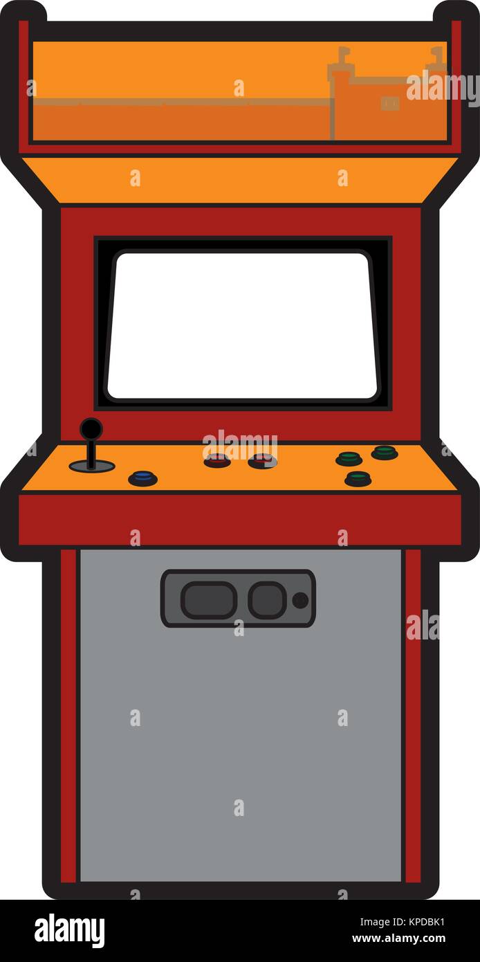 Arcade machine design Stock Vector Image & Art - Alamy