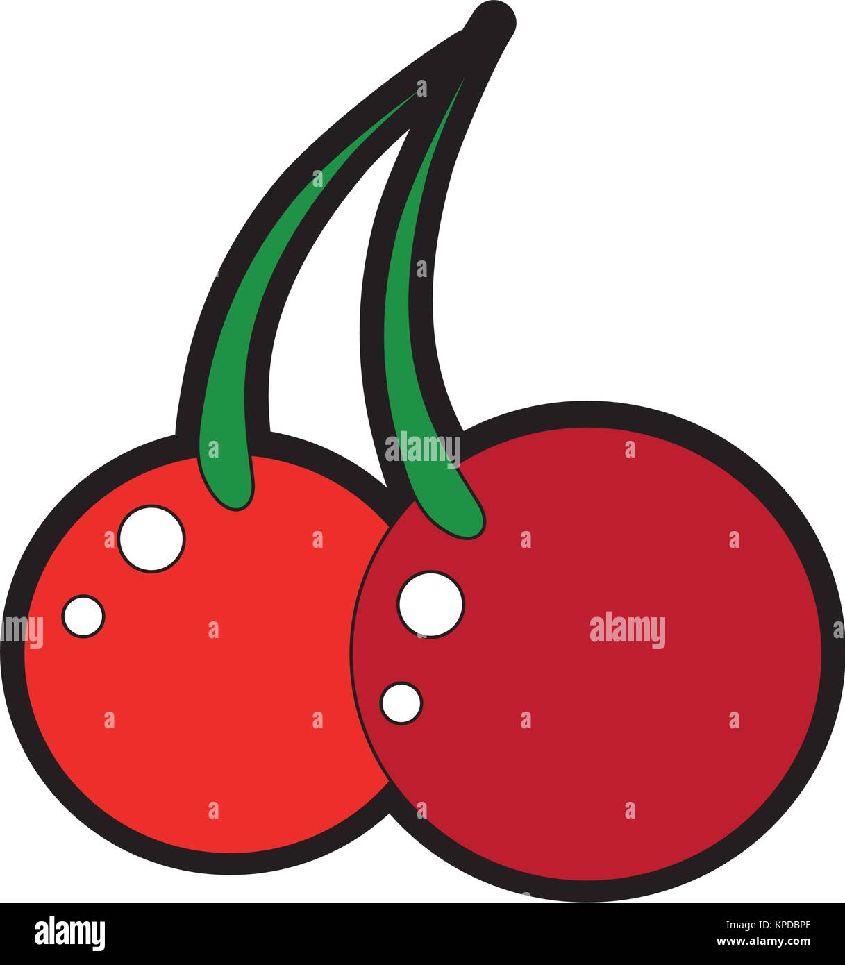Isolated cherry design Stock Vector Image & Art - Alamy