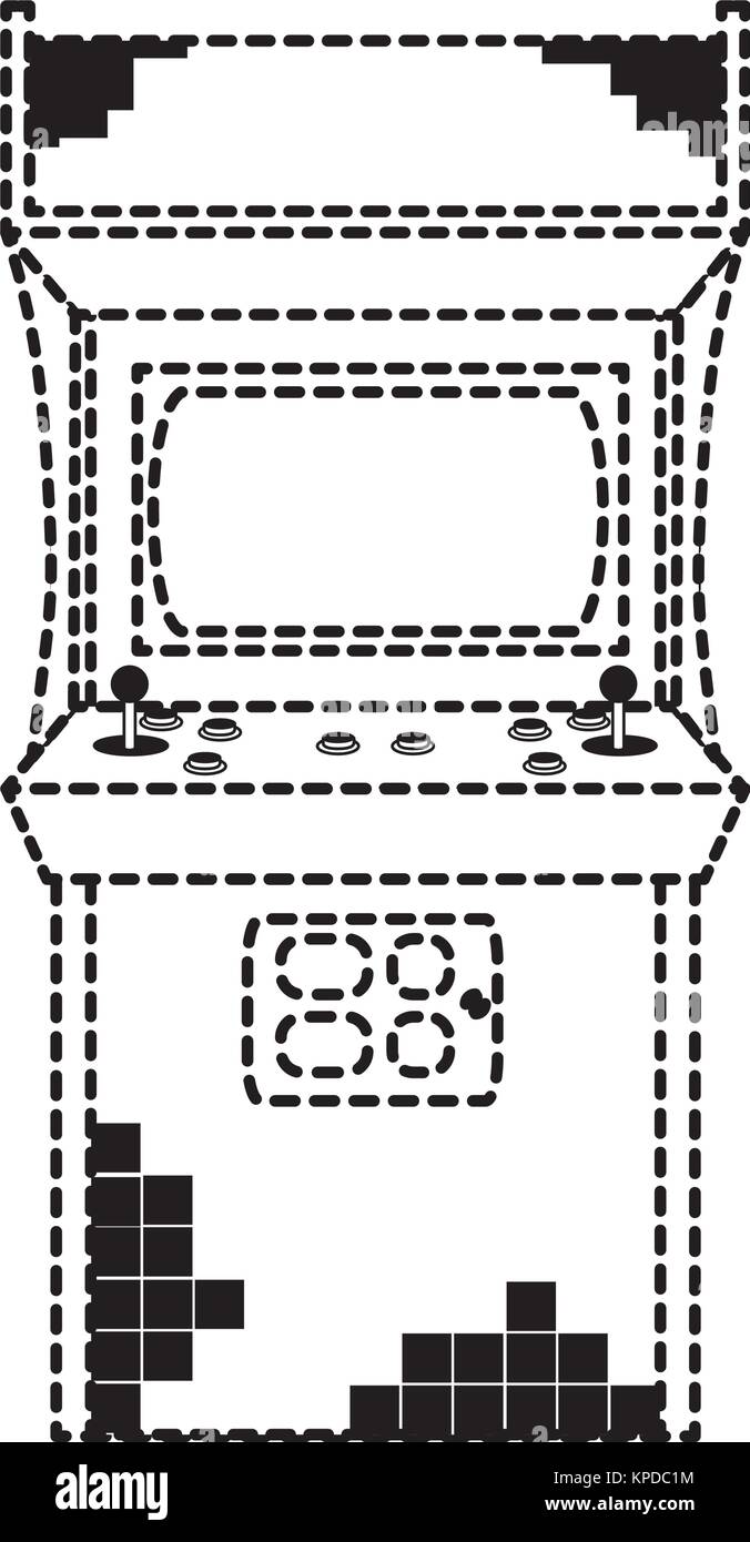 Arcade machine design Stock Vector Image & Art - Alamy