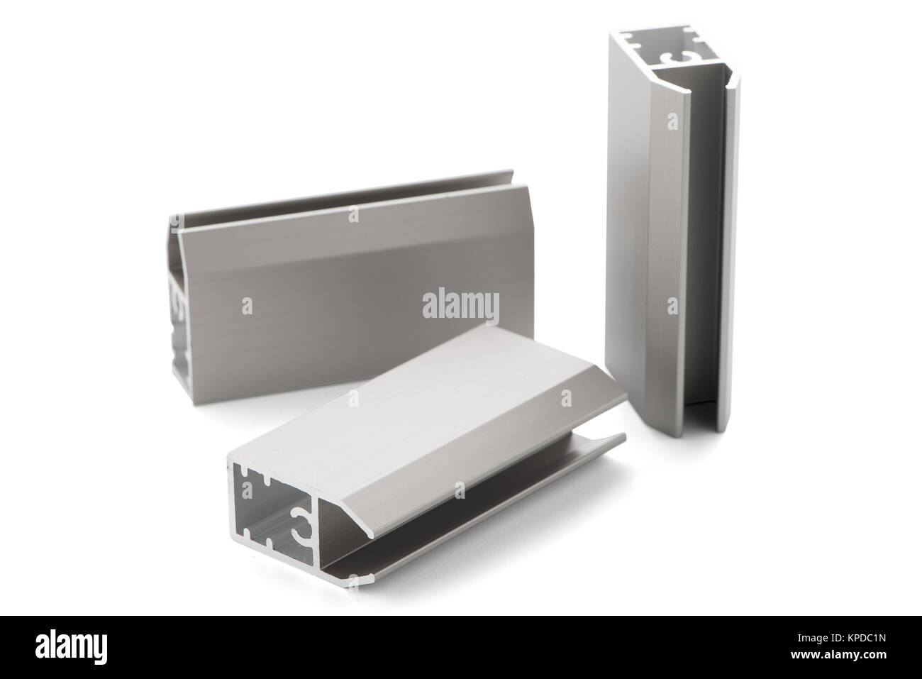 Aluminium profile sample Stock Photo - Alamy