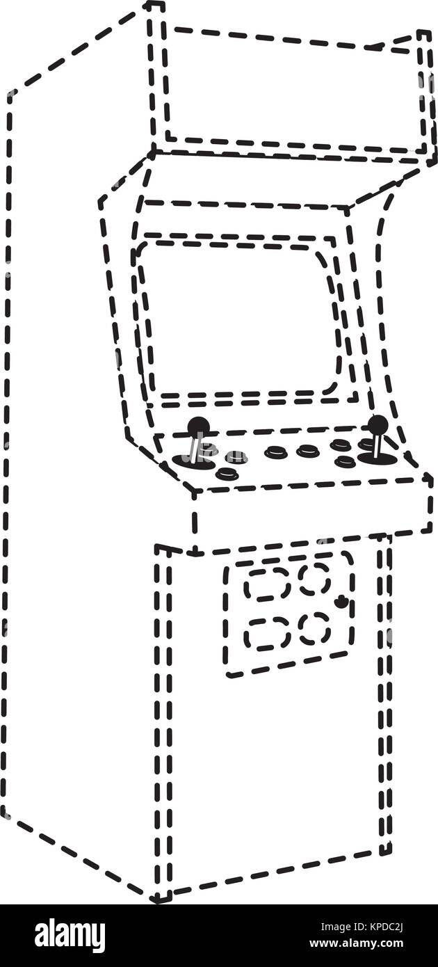 Arcade machine design Stock Vector Image & Art - Alamy