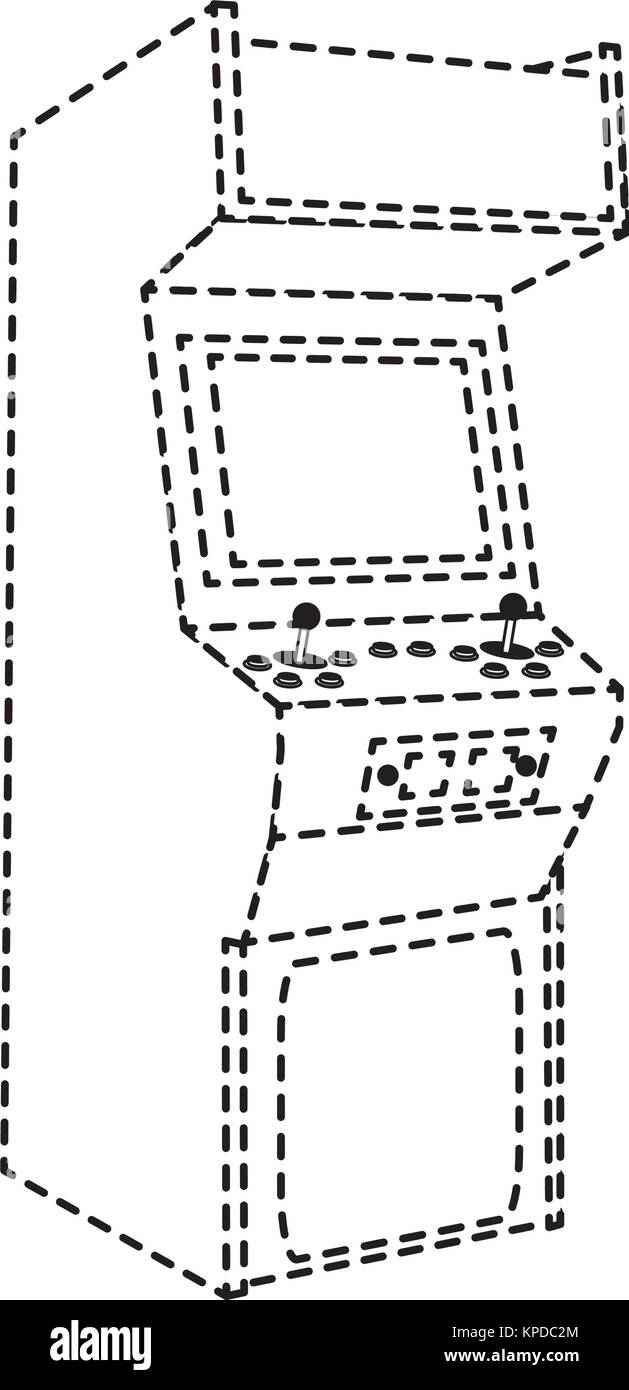 Arcade machine design Stock Vector Image & Art - Alamy