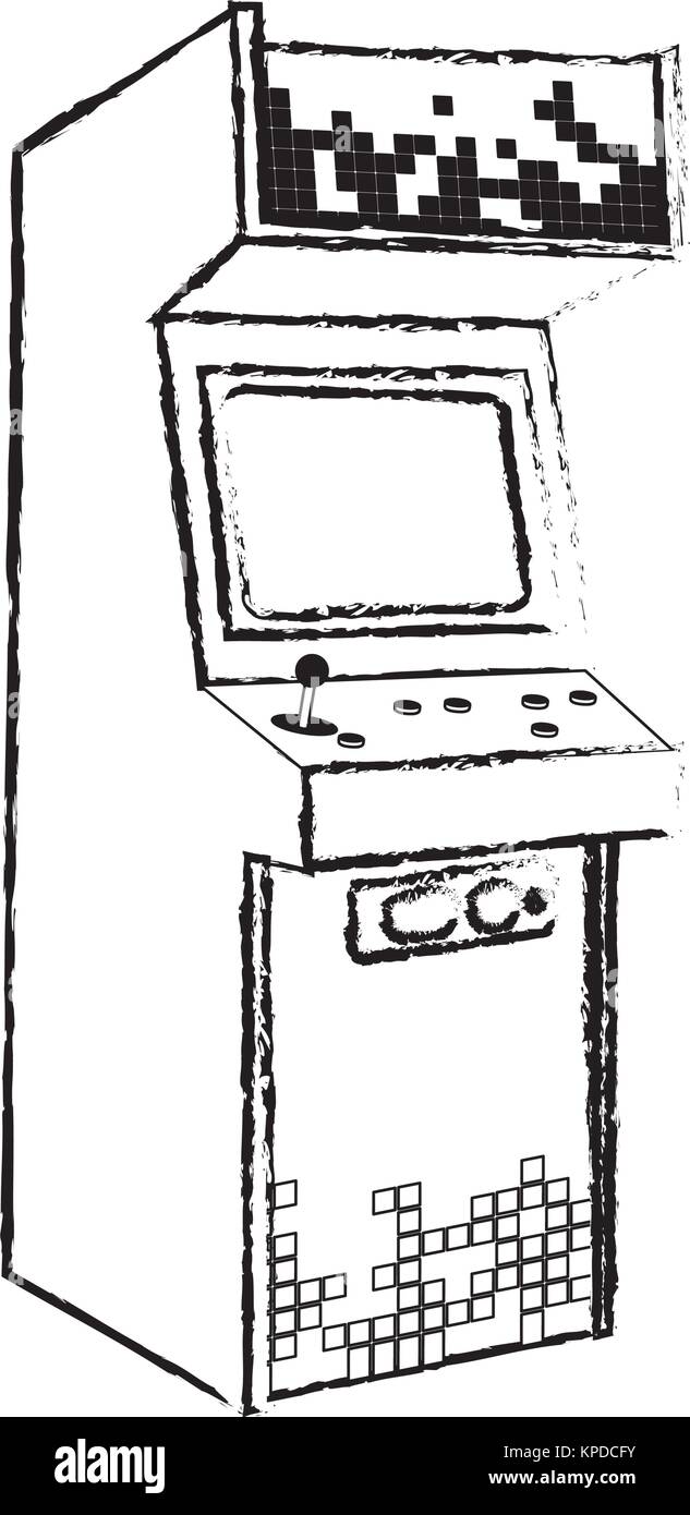 Arcade machine design Stock Vector Image & Art - Alamy