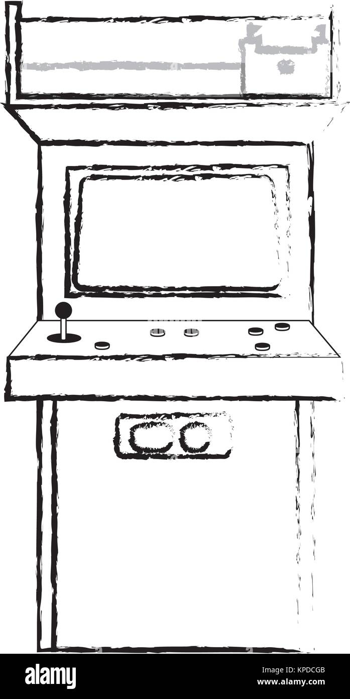 Arcade machine design Stock Vector Image & Art - Alamy