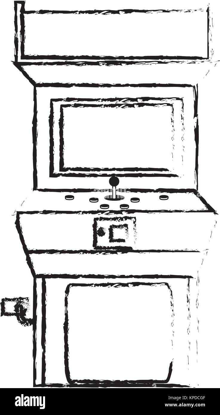 Arcade machine design Stock Vector Image & Art - Alamy