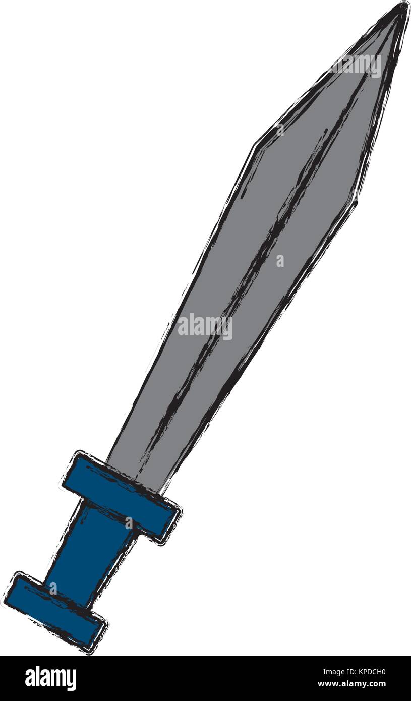 Sword antique weapon icon vector illustration graphic design Stock ...